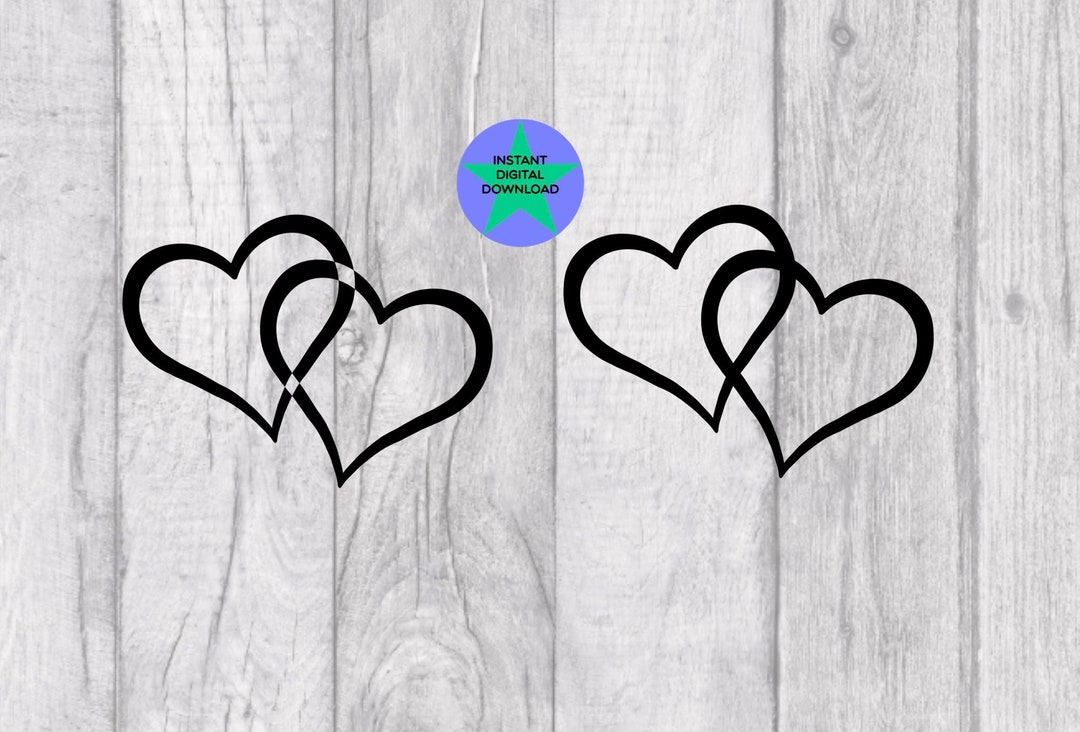 Joined Hearts Png, Valentines Hearts, Hearts Png, Love Heart Png, Heart ...