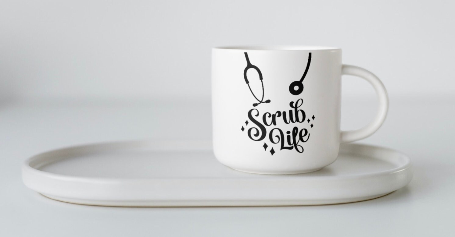 Scrub Life Svg Enfermera Svg Estetoscopio Svg Png & Svg - Etsy México