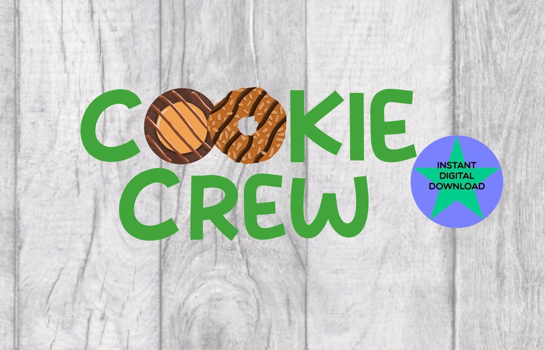 Cookie Crew, Cookie Dealer , Hand Drawn Girl Scout Cookie Season ...