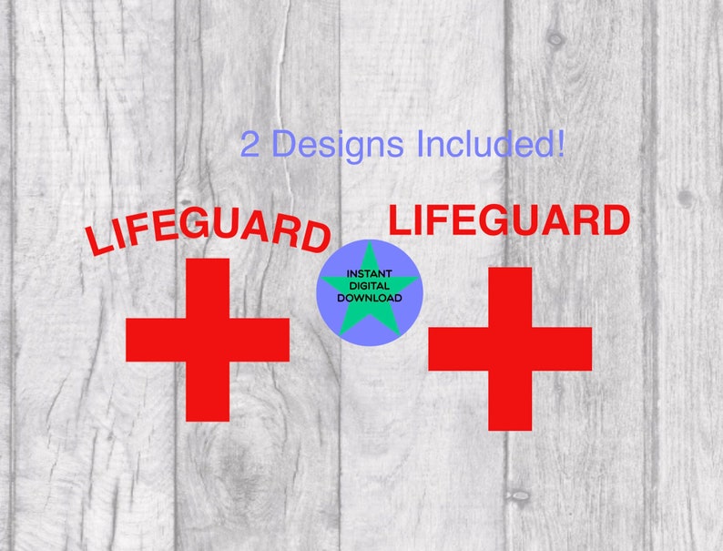 Lifeguard Red Cross Design, Commercial Use (digital Download) - Etsy