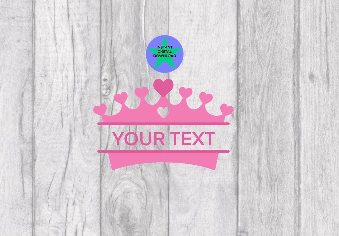 Crown Monogram Png, Crown Split Name, Princess Crown, Tiara Design ...