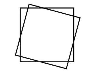 Square Outline Svg - Etsy