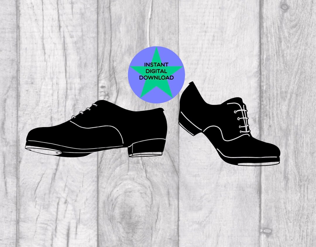 Tap Shoes SVG, Tap Shoes PNG, Tap Dancing Shoes, Shoe Clipart, Cricut ...