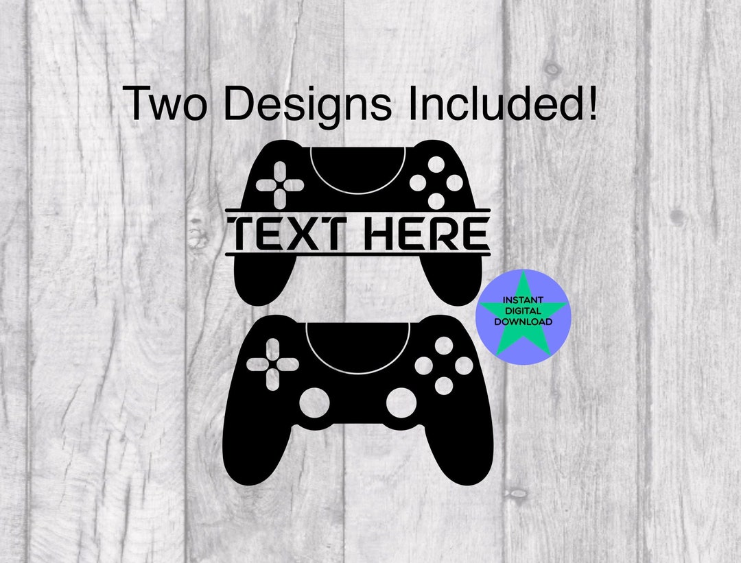 Games Controller SVG, Gaming Controller Svg, Monogram Svg, Cricut ...