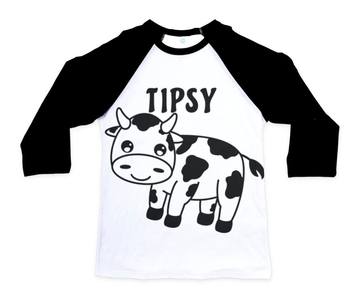 Tipsy Tipped Svg Cow Svg Funny Drinking Svg Sublimation - Etsy Canada