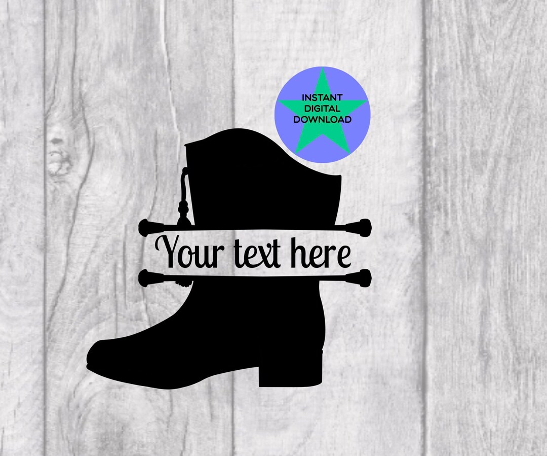 Drill Dance Boot Svg, Drill Boot Silhouette, Majorette Boot, Kickline ...