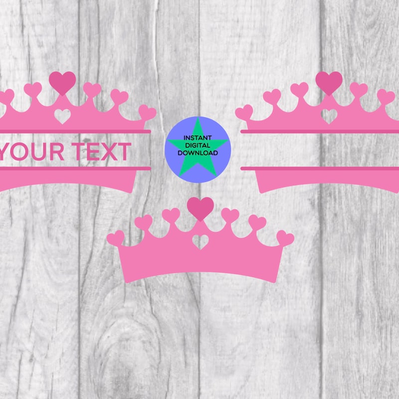 Monogram Crown - Etsy