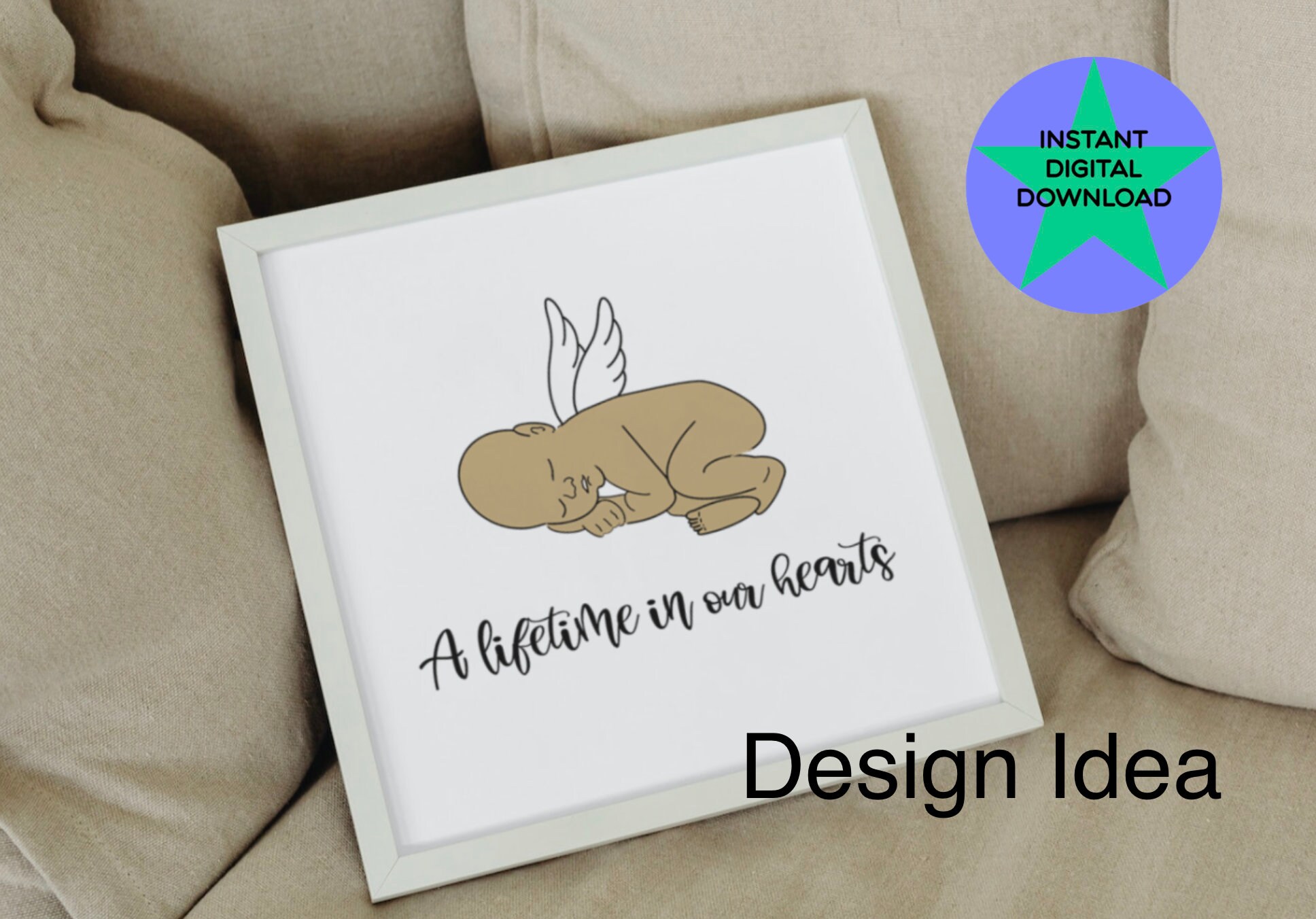 Baby Loss Memorial Sleeping Baby Angel Memorial Baby Baby - Etsy