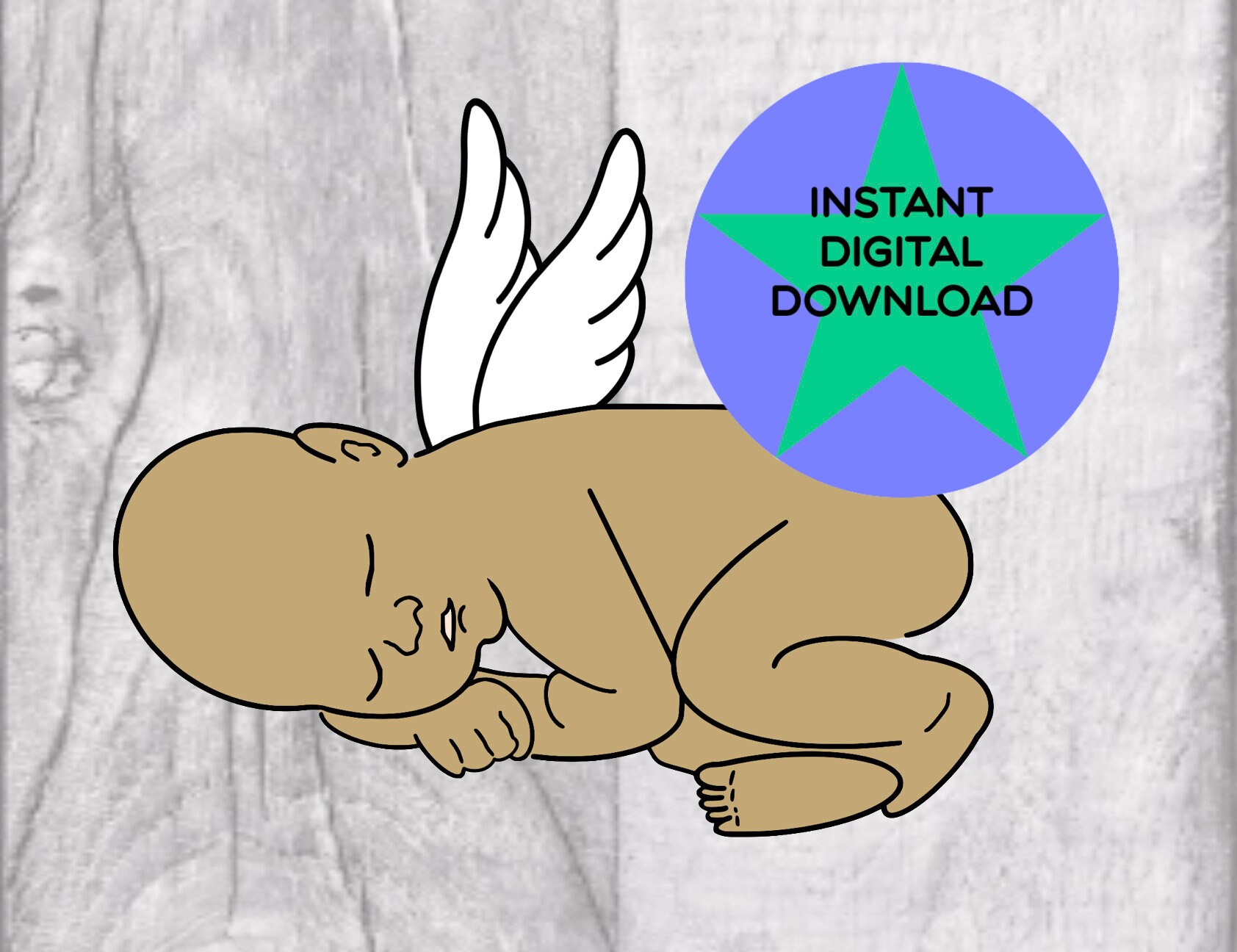 Baby Loss Memorial Sleeping Baby Angel Memorial Baby Baby - Etsy