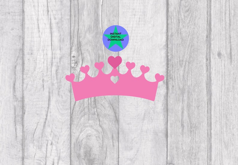 Crown Monogram Png Crown Split Name Princess Crown Tiara | Etsy