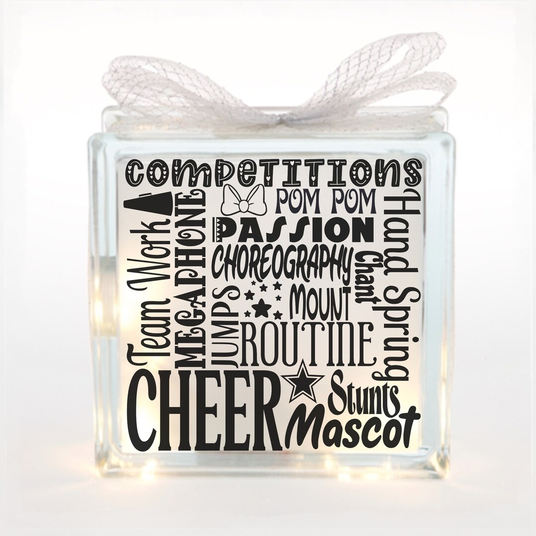 Cheerleader Typography SVG, Word Art, Cheer Design, Cheerleading Design ...