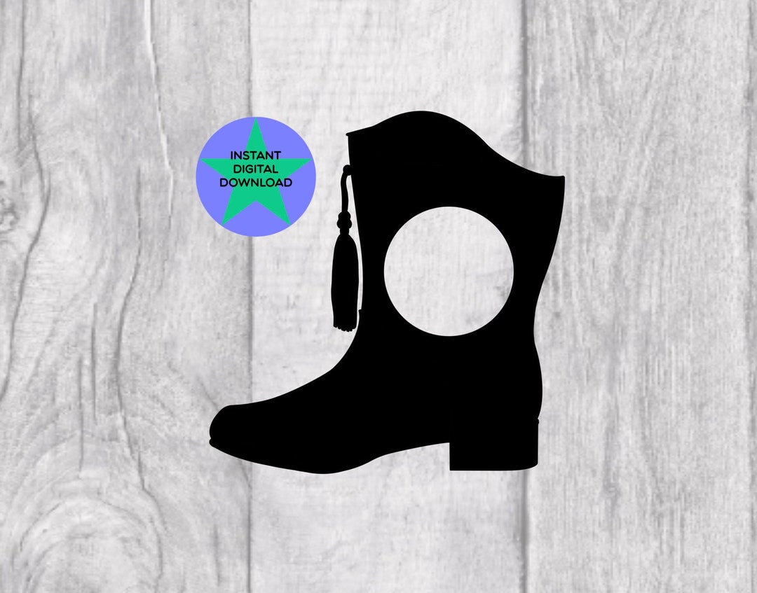 Drill Dance Boot Svg, Drill Boot Silhouette, Majorette Boot, Kickline ...