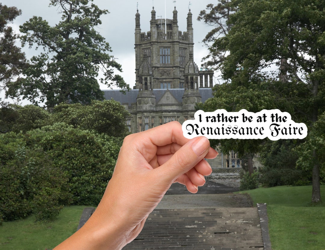 Ren Faire Vinyl Sticker for Dnd Players, Journals, Accessories, and ...