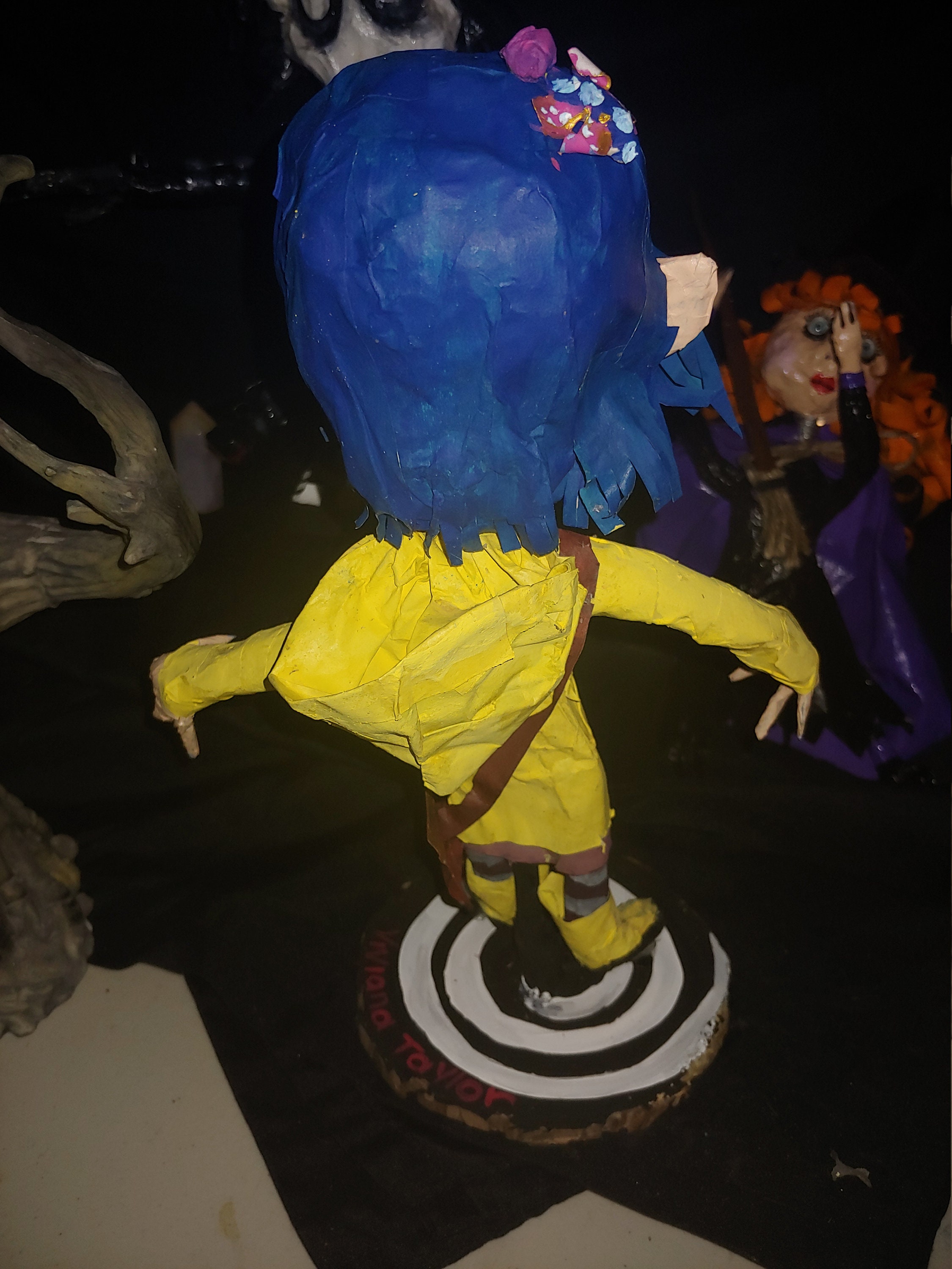 Handmade Paper Mache Art Coraline - Etsy UK