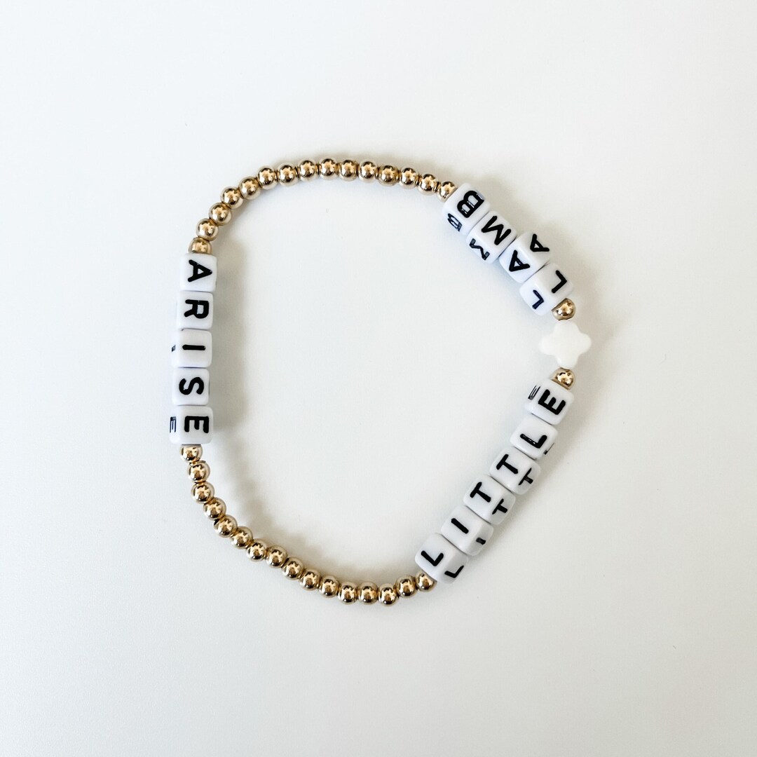 Wear His Word Collection: Custom Name Bracelet Word Bracelet - Etsy