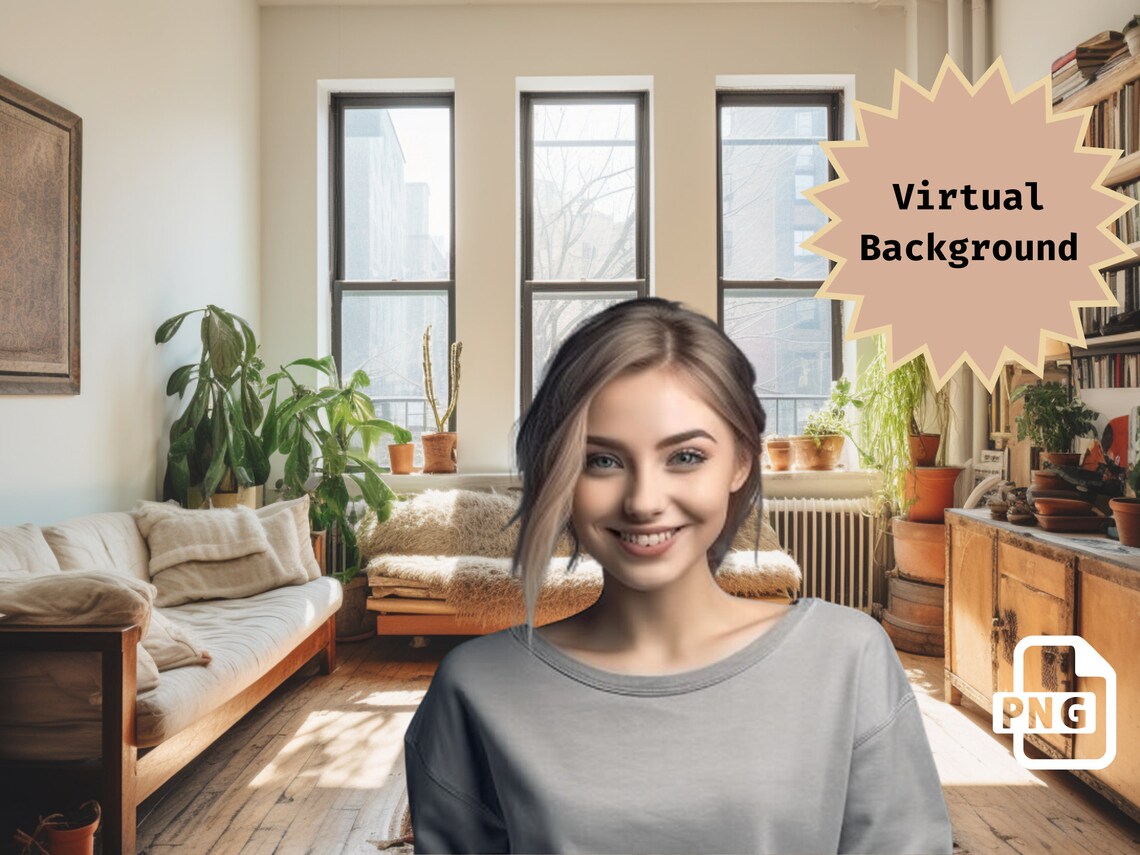 Eclectic Brooklyn Apartment Background, Twitch Banner, Digital ...