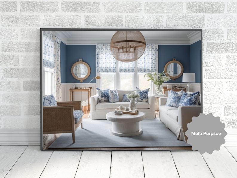 Country Cottage Virtual Meeting Backdrop, Office Background, Teams ...