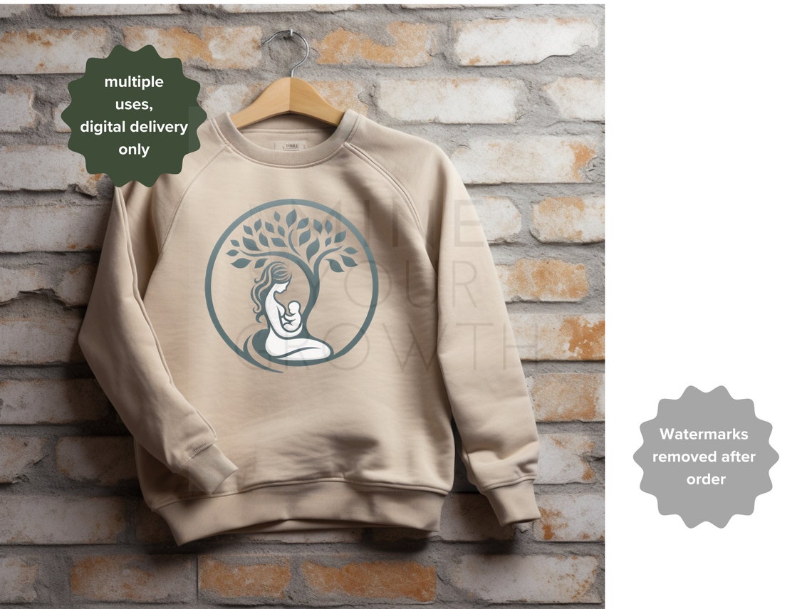 Midwife, Doula, Motherhood Symbols Emblems, Logos, Childbirth ...