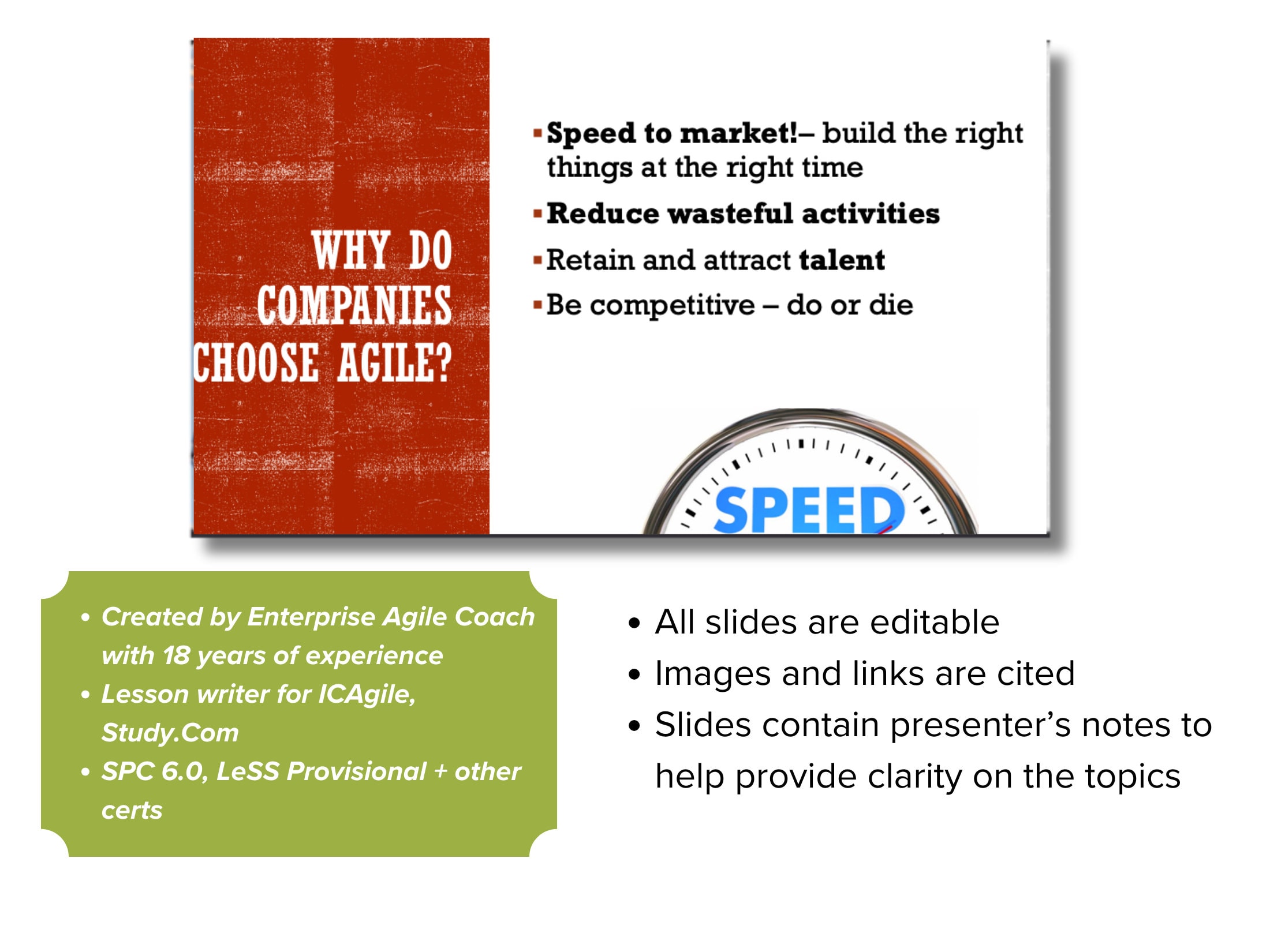 Agile Foundations Framework Complete Training Presentation Deck Over 40 ...