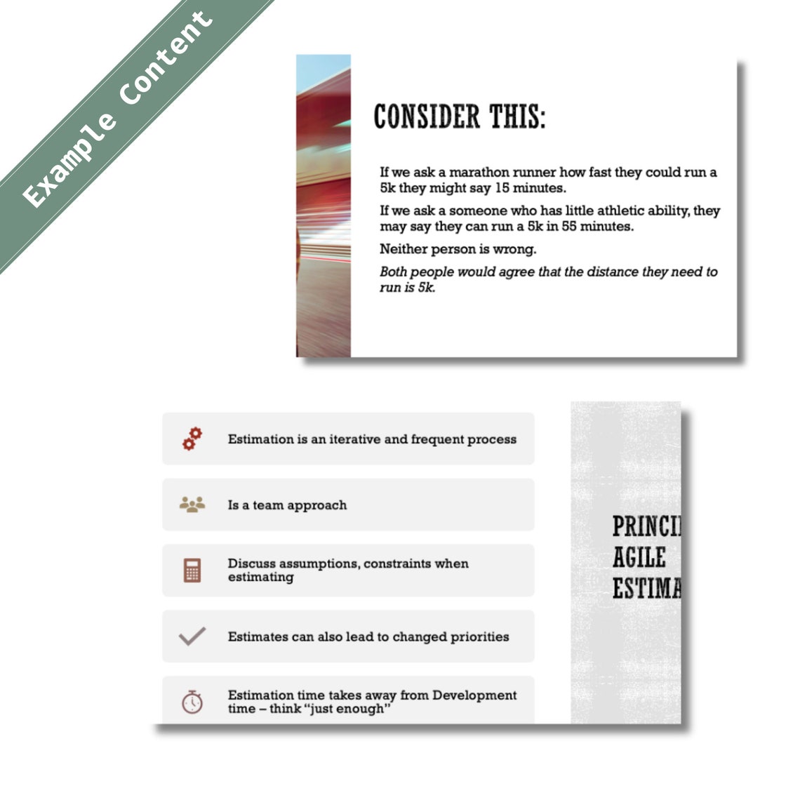 Agile User Story Estimating Complete Training Presentation Deck 40 ...