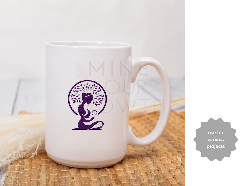 Midwife, Doula, Motherhood Symbols Emblems, Logos, Childbirth ...