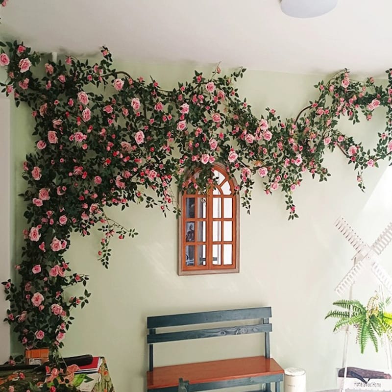 Fake Flower Wall - Etsy
