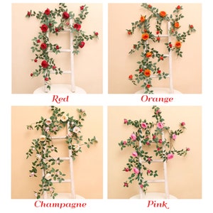 Simulated Roses, Flower Walls, Decorative Flower Vines, Door Vines ...