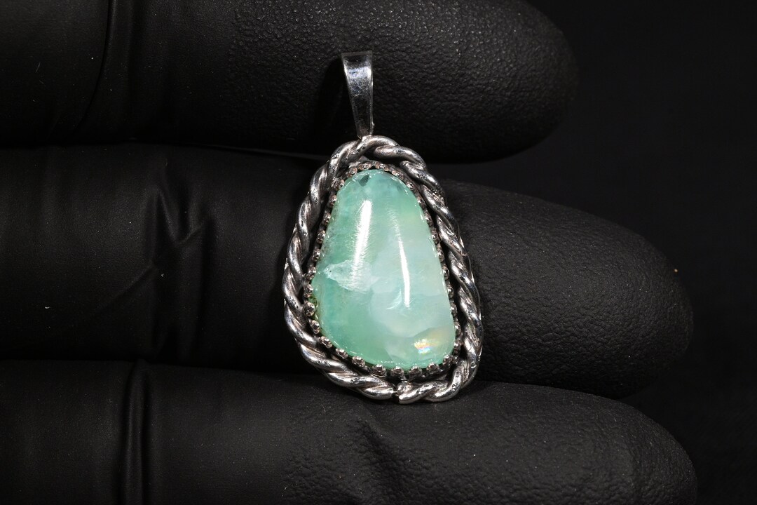 Kelly Mine Smithsonite Pendant Necklace - Etsy