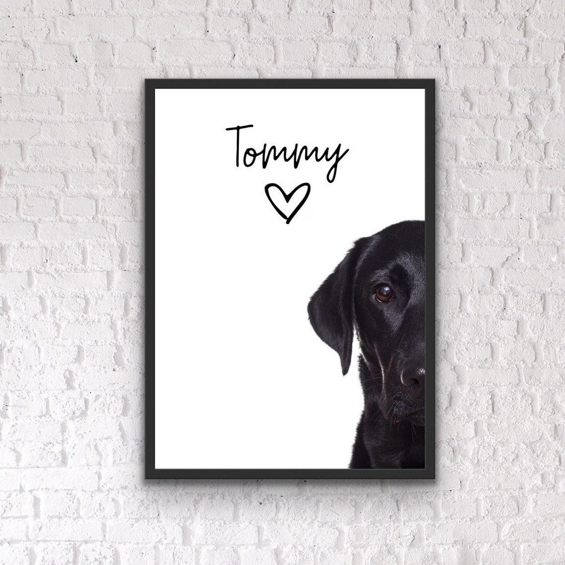 Labrador Print Cute Dog Print Labrador Poster Print - Etsy