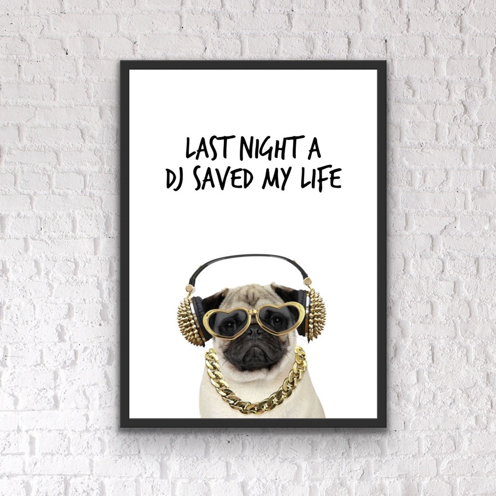 DJ Print DJ Poster DJ Quote Music Quote Music Prints | Etsy