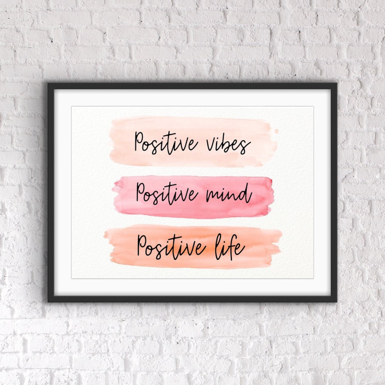 Positivity Quotes Positivity Prints Inspirational Quote | Etsy