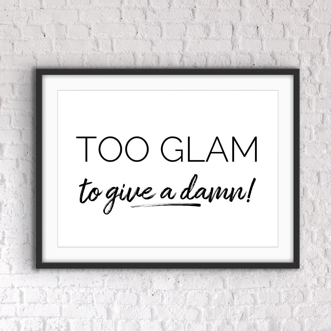 Girly prints Dressing room prints Dressing room poster | Etsy