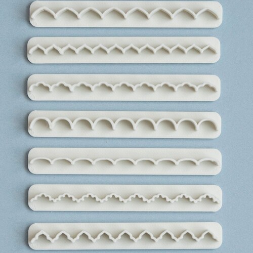 Mandala Pointed Scalloped Edge Circle Polymer Clay Cutter - Etsy