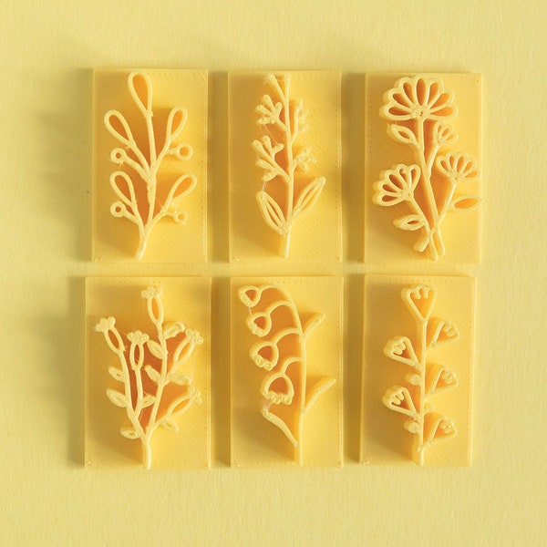 Botanical Stamp - Etsy