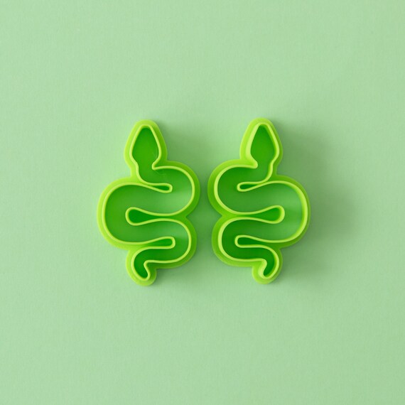 Mirrored Snake Polymer Clay Cutters Set 3d Printed Cutters - Etsy
