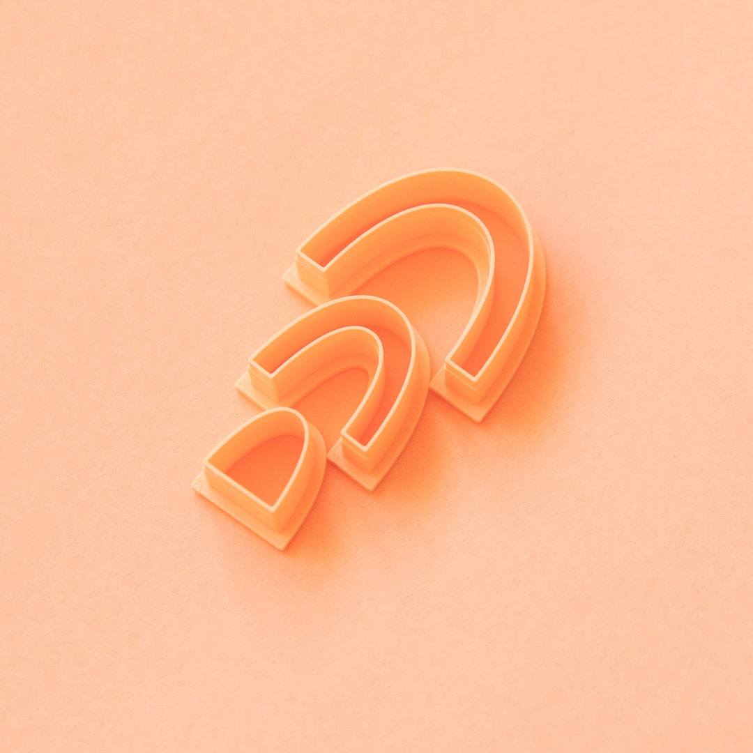 Rainbow Cutter, Arch Polymer Clay Cutters Set, 3d Printed Cookie ...