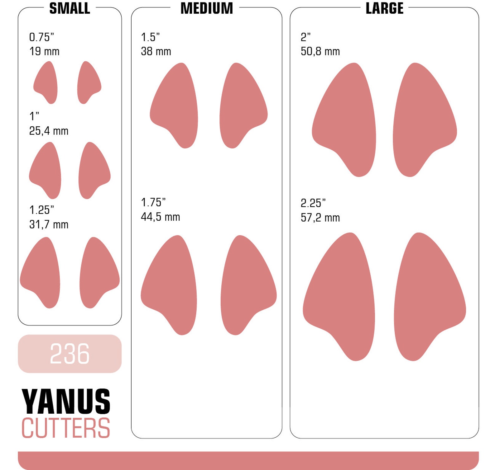 Drop Polymer Clay Cutters Set 3d Printed Cookie Cutters - Etsy