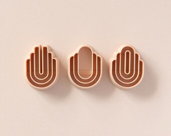 Drop Polymer Clay Cutters Set, 3d Printed Cookie Cutters, Mirrored ...