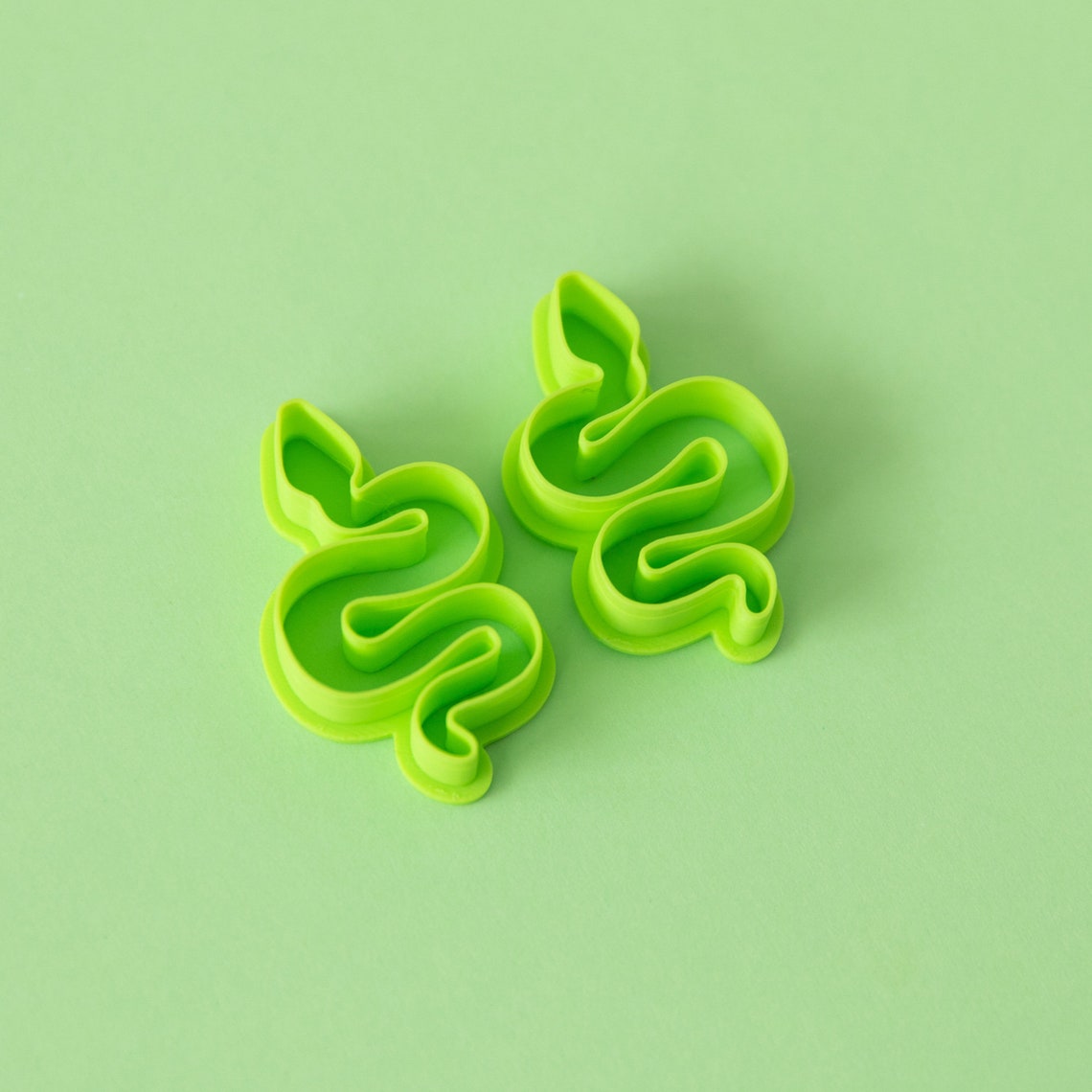 Mirrored Snake Polymer Clay Cutters Set 3d Printed Cutters - Etsy