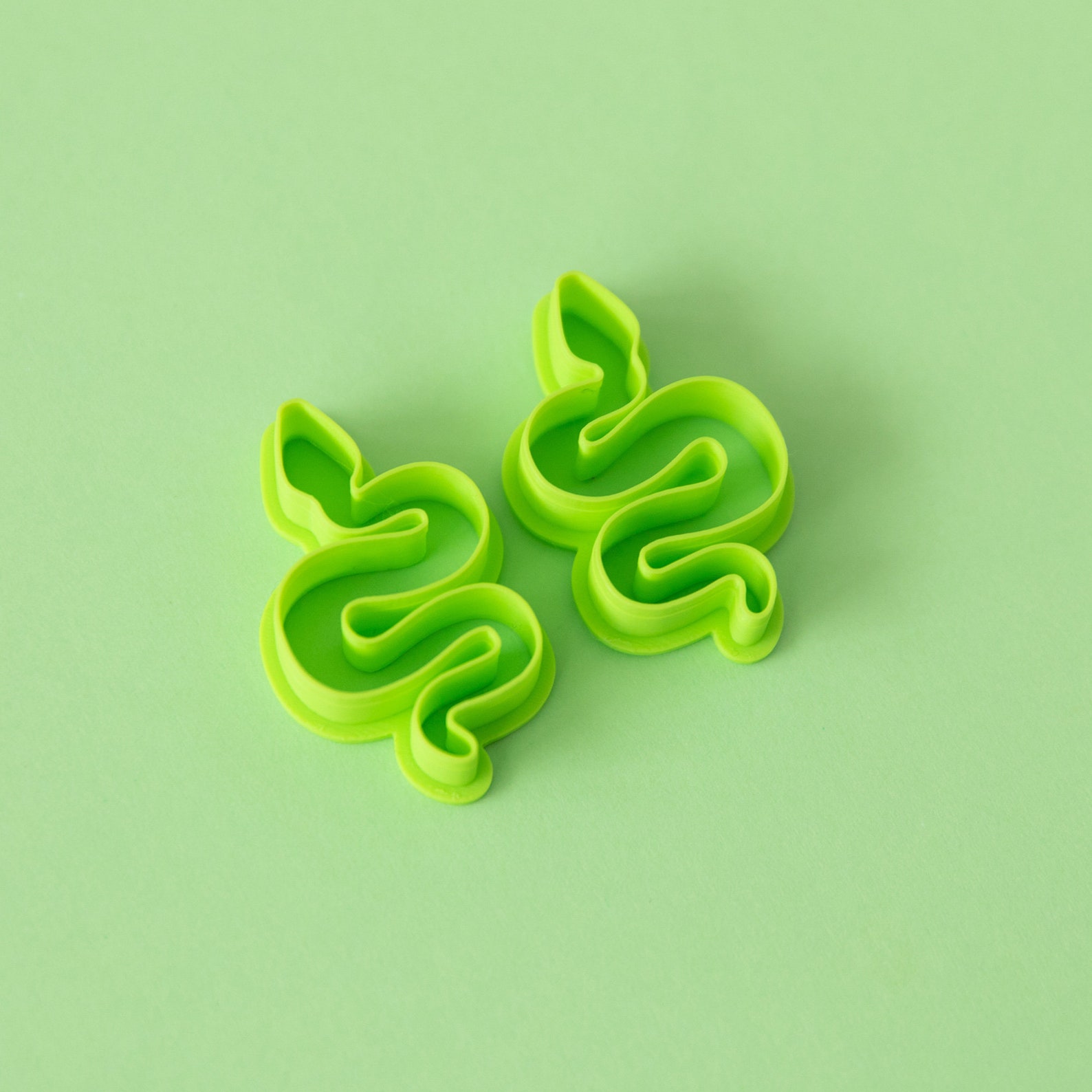 Mirrored Snake Polymer Clay Cutters Set 3d Printed Cutters - Etsy