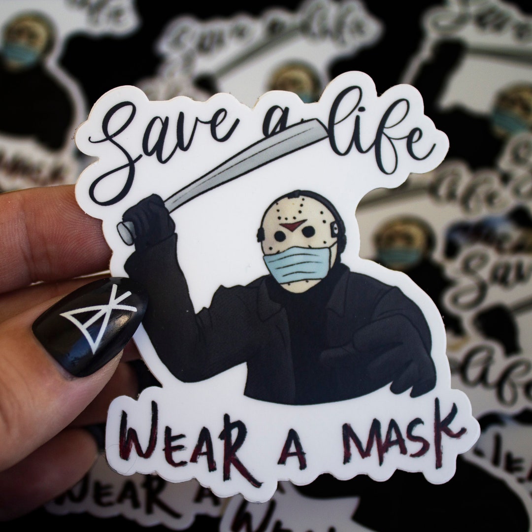 Horror Heroes Wear A Mask Stickers - Etsy