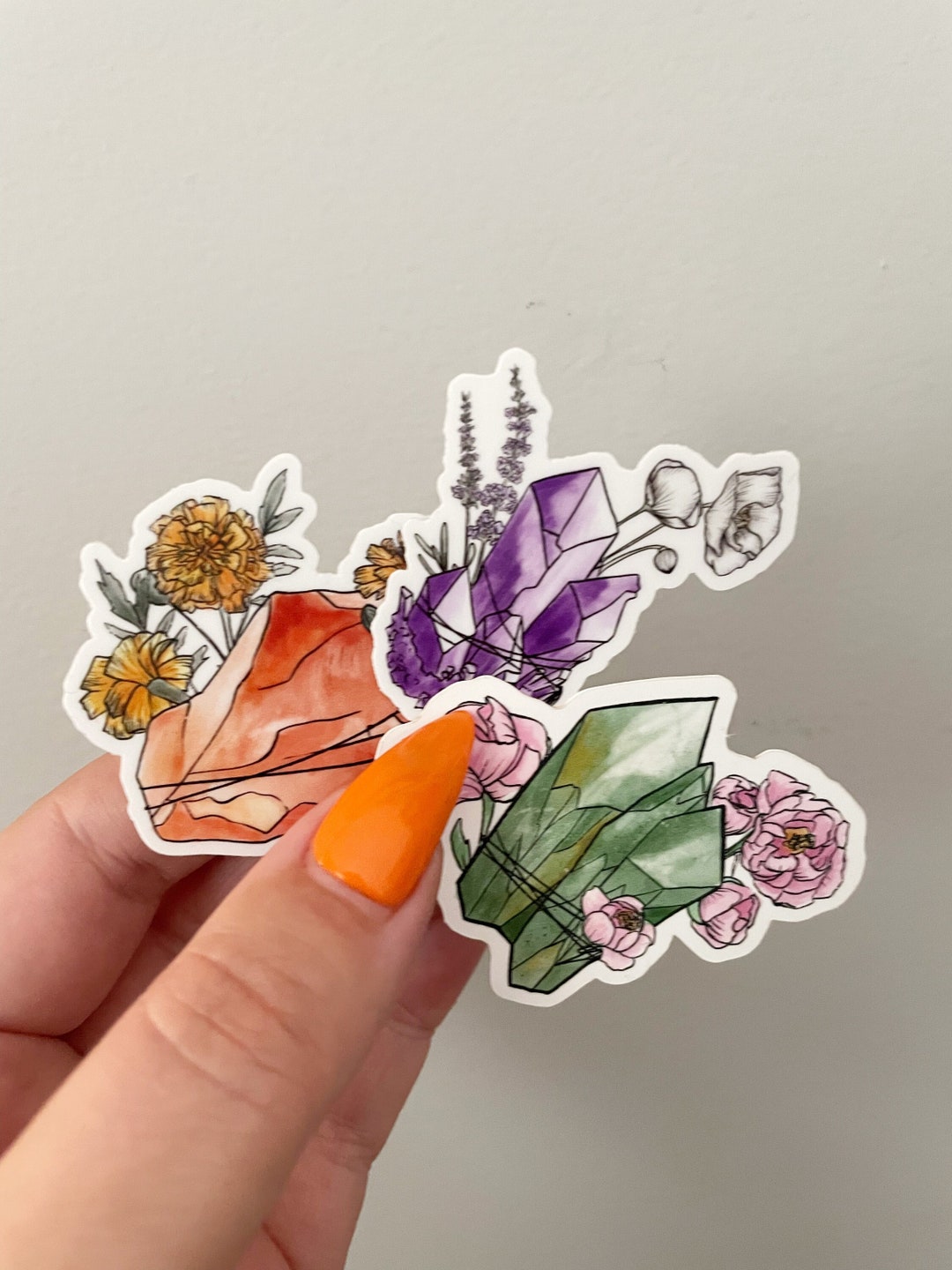 Crystal Bundle Sticker - Homemade - Witchy Stickers - Decal - Laptop ...