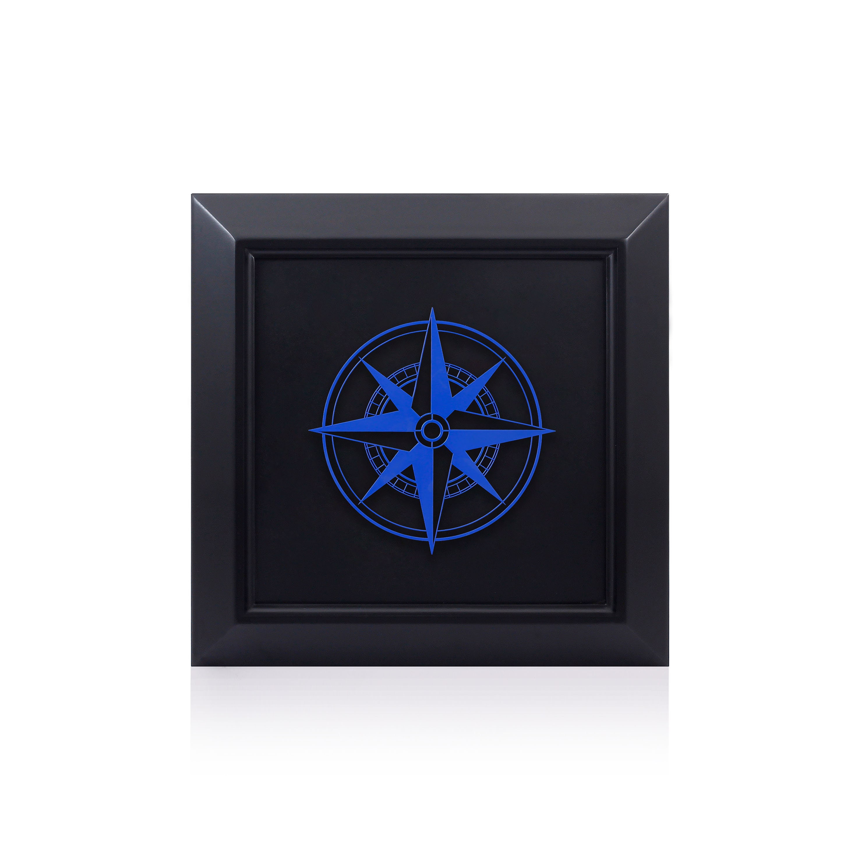 Compass Themed Wooden Painting, Wall Decoration Handmade Frame Gift ...