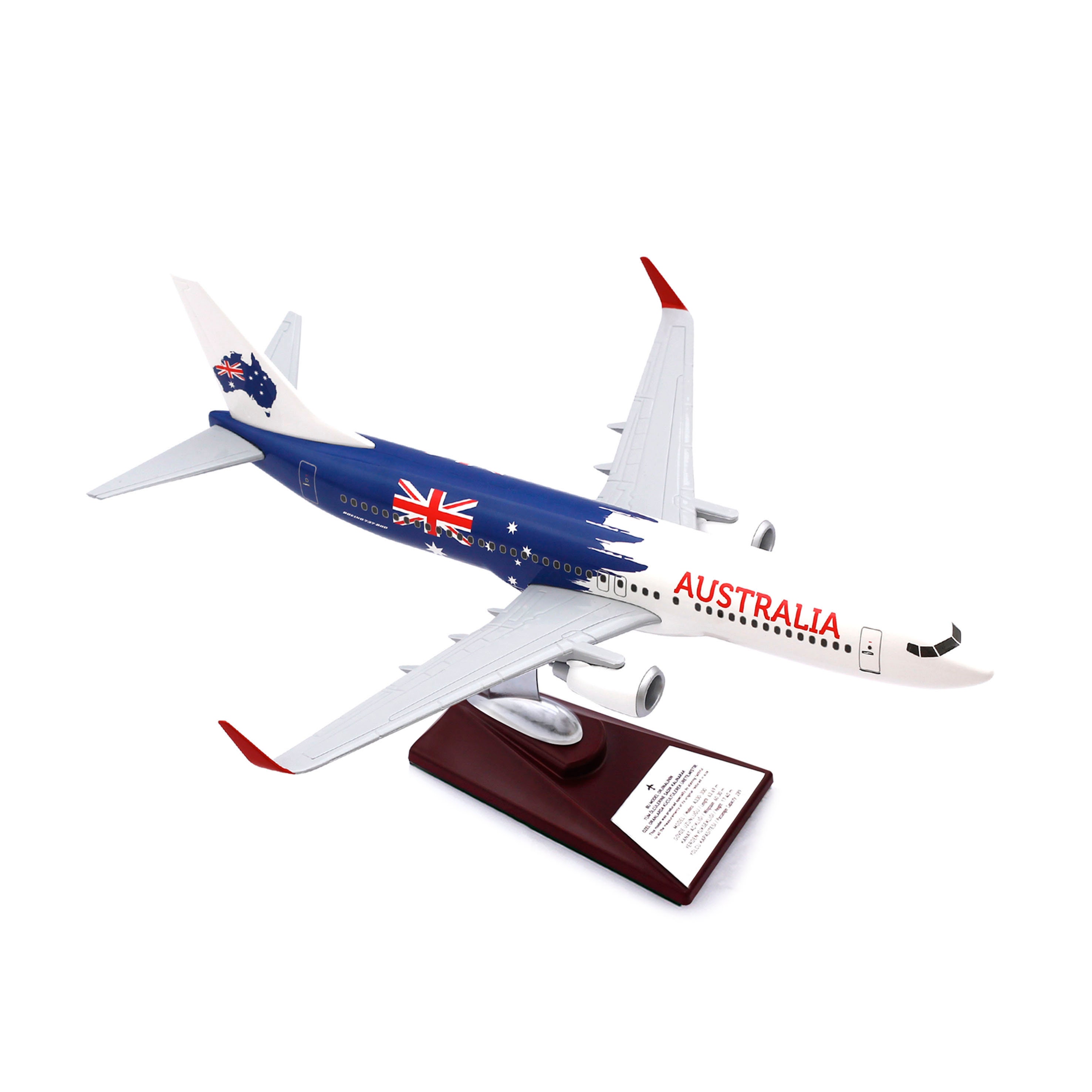 Zekupp Boeing 737-800 Australian Designed Aircraft Model, Gift for 1/ ...