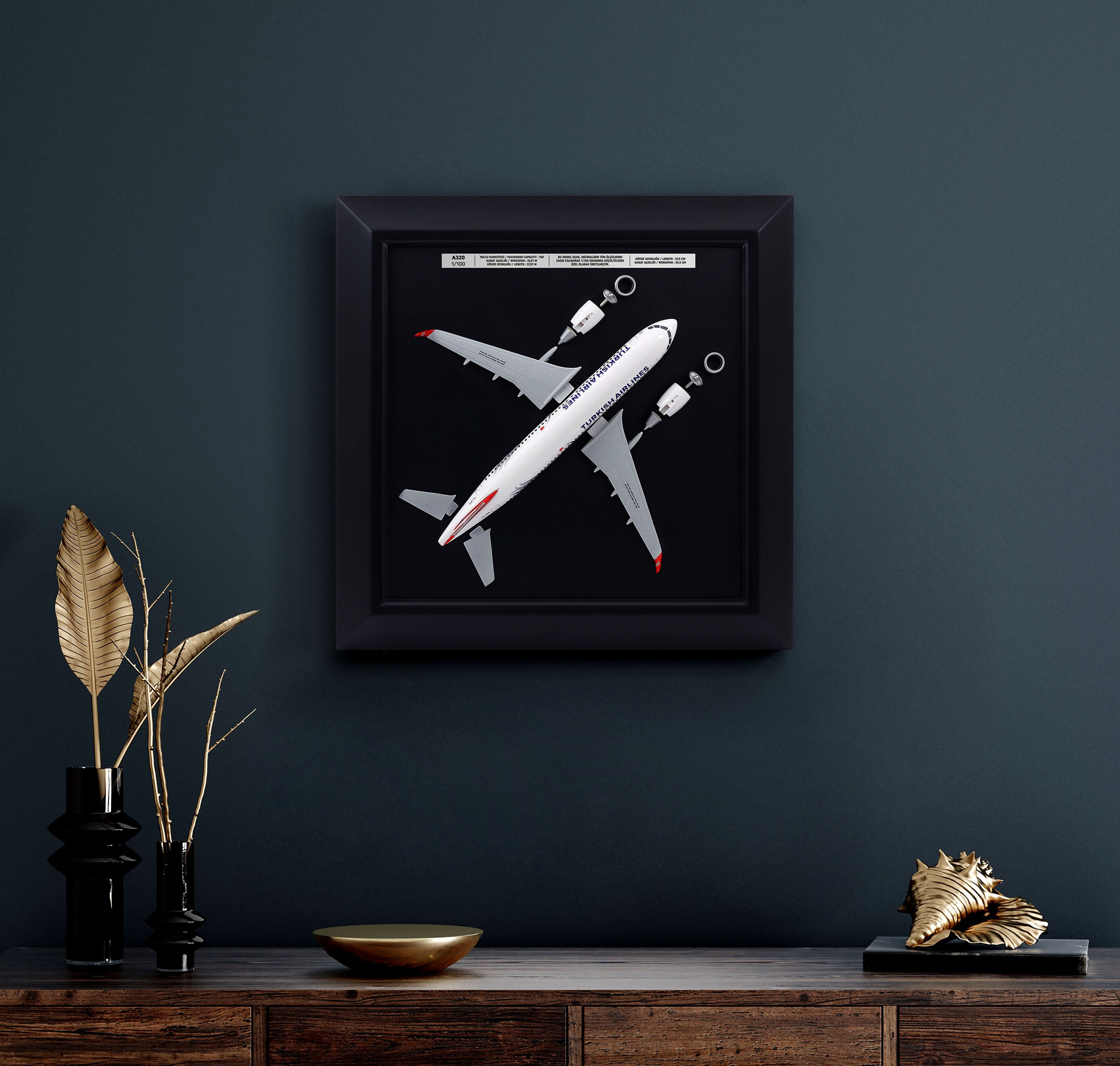 Zekupp Airbus A320 Model Aircraft Table Wooden Wall - Etsy