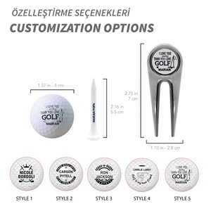 Wooden Box Golf Set With Marker, Tree, Golf Accessories Set for Real ...