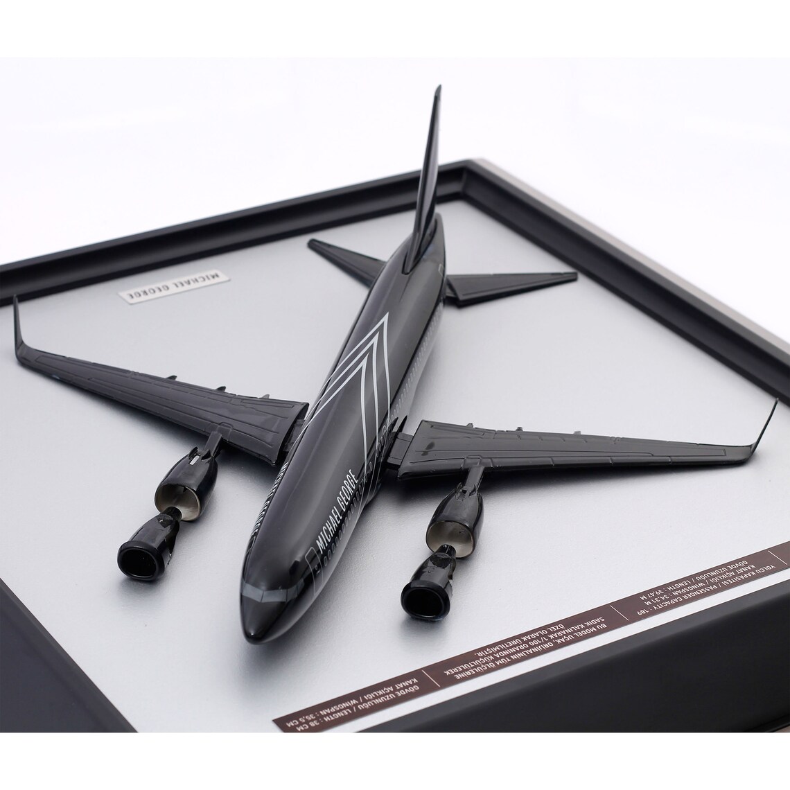 Boeing 737 Model Airplane Frame, 1/100 Scaled Airplane Wooden Frame ...