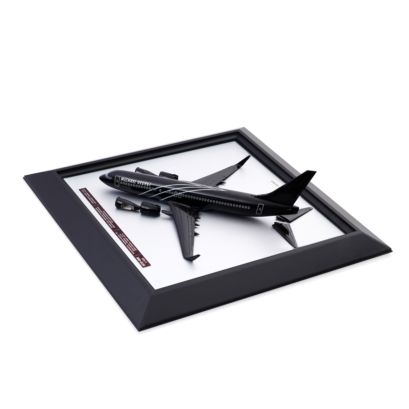 Boeing 737 Model Airplane Frame, 1/100 Scaled Airplane Wooden Frame ...