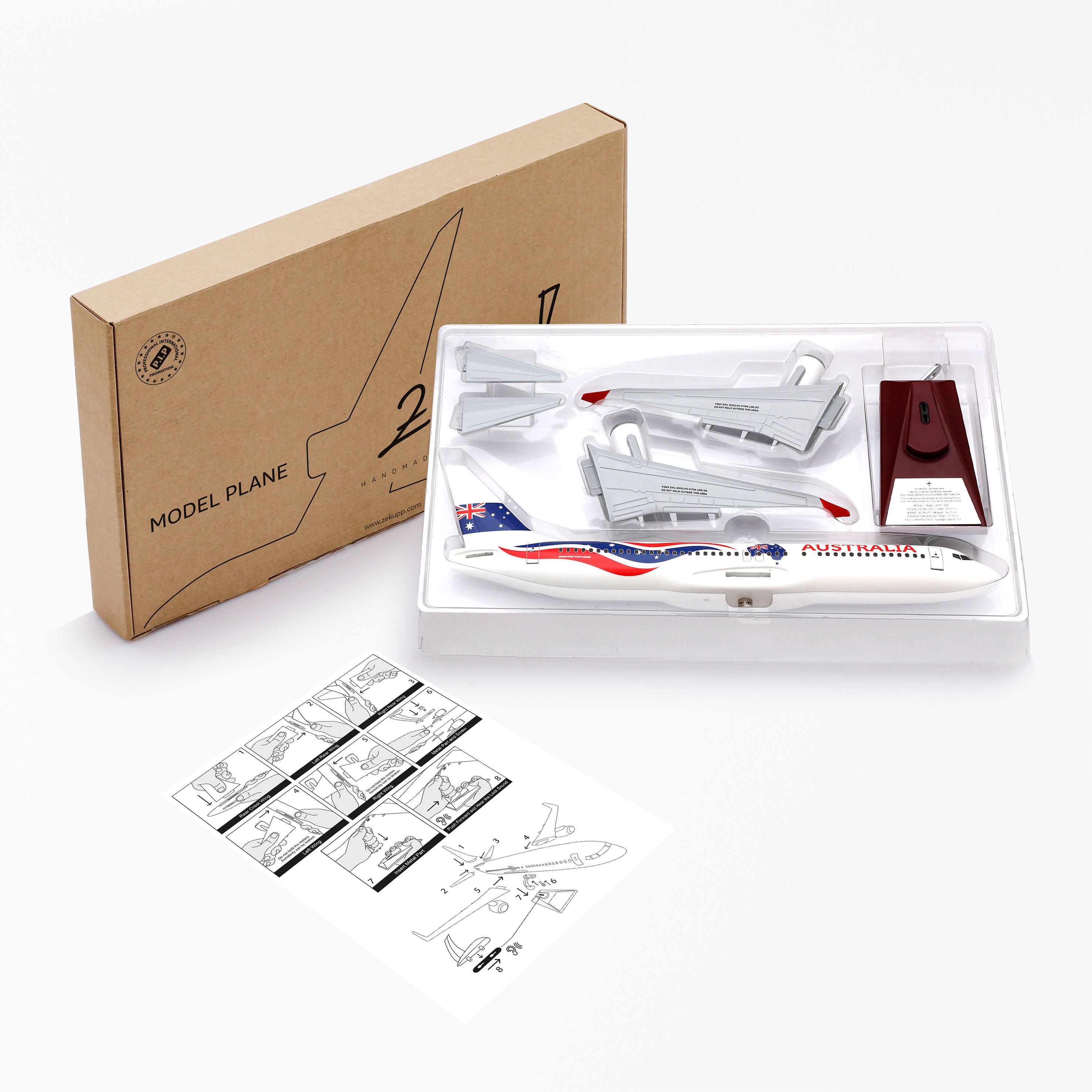 Zekupp Boeing 737-800 Australian Designed Aircraft Model, Gift for 1/ ...