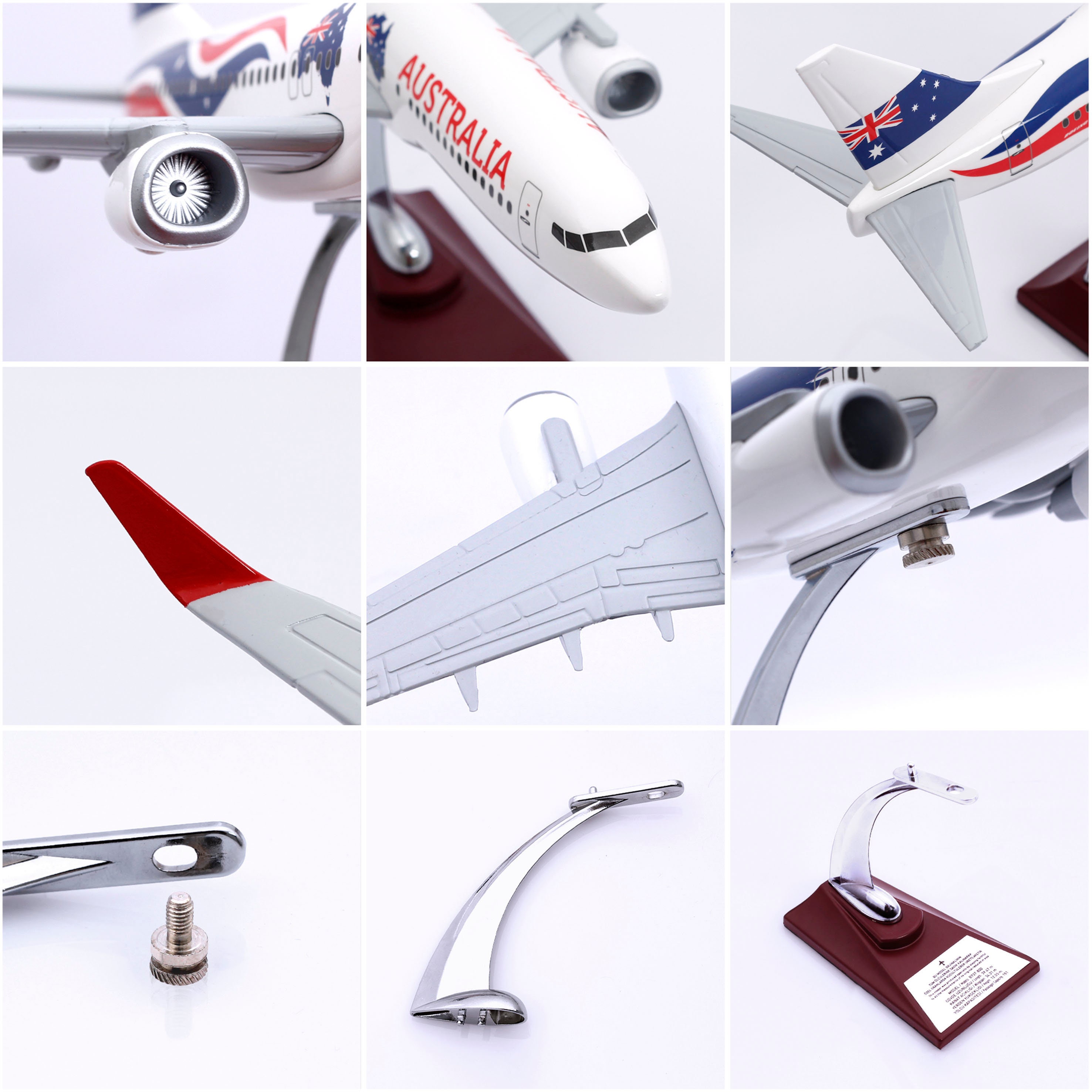 Zekupp Boeing 737-800 Australian Designed Aircraft Model, Gift for 1/ ...
